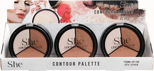 SHE MAKEUP- CONTOUR PALETTE- (12PCS DISP) – Shopcosmeticsandmore