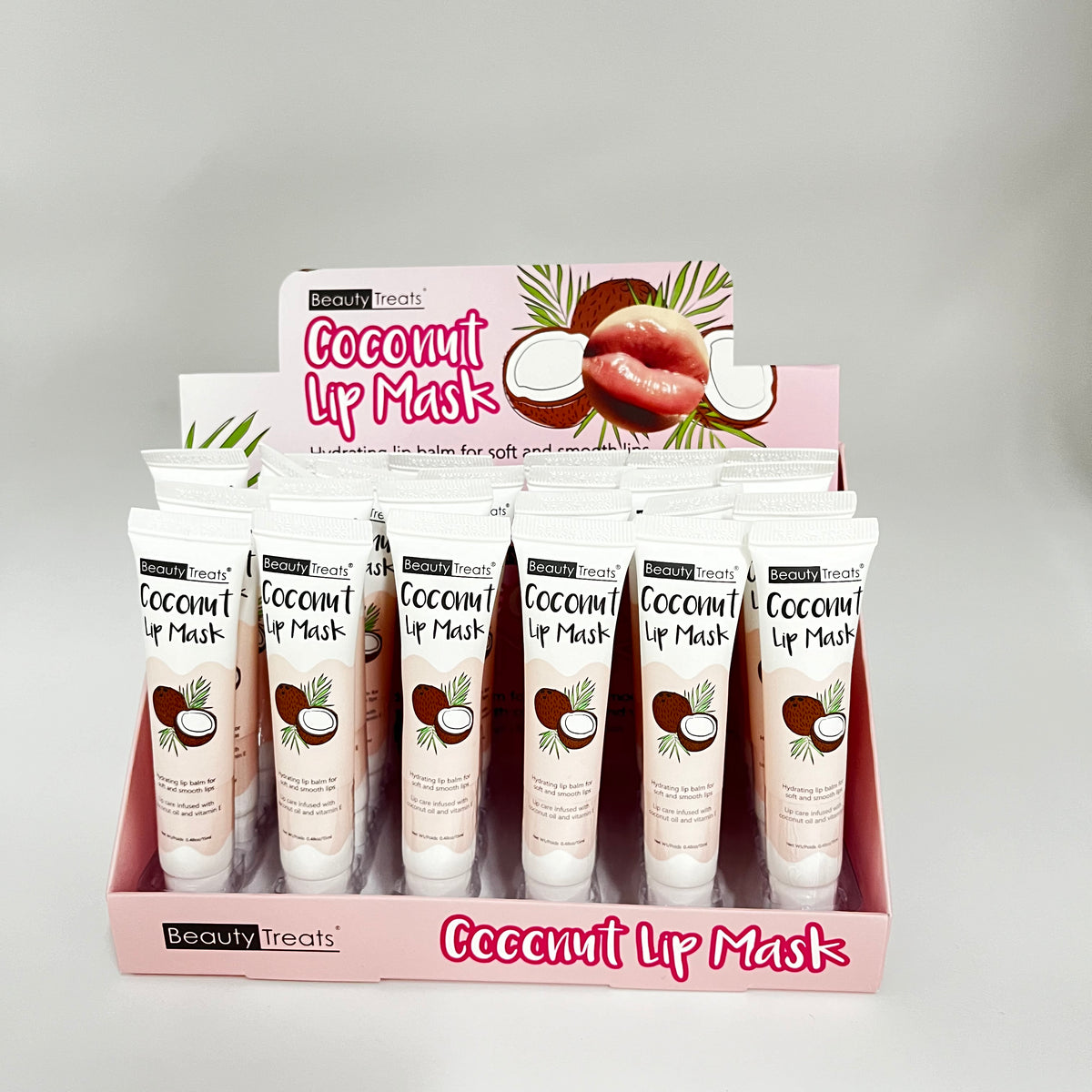 BEAUTY TREATS- COCONUT- LIP MASK-24PCS – Shopcosmeticsandmore