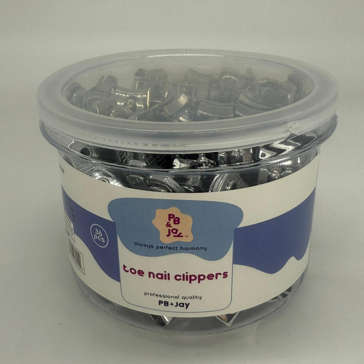 PB & JAY- TOE NAIL CLIPPERS- 36PCS JAR – Shopcosmeticsandmore