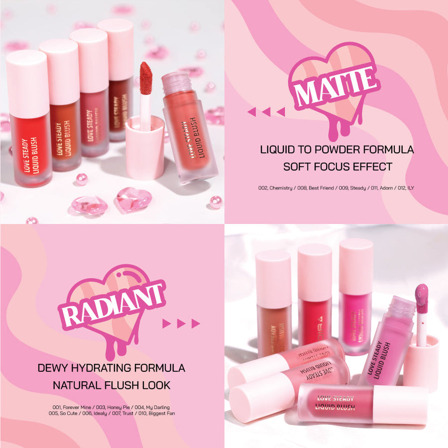MOIRA - LOVE STEADY LIQUID BLUSH – Shopcosmeticsandmore