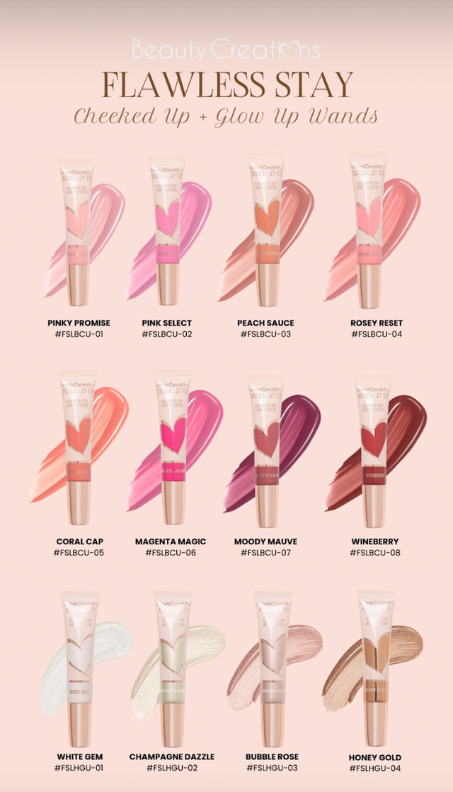 BEAUTY CREATIONS- FLAWLESS STAY LIQUID WANDS (LIQUID BLUSH + HIGHLIGHT ...