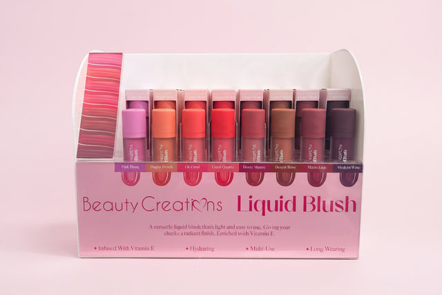 BEAUTY CREATIONS- LIQUID BLUSH- FULL DISPLAY-48PCS + TESTERS ...