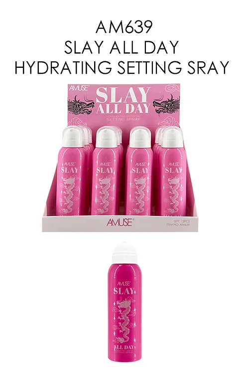AMUSE- SLAY ALL DAY- SETTING SPRAY- 12PCS – Shopcosmeticsandmore