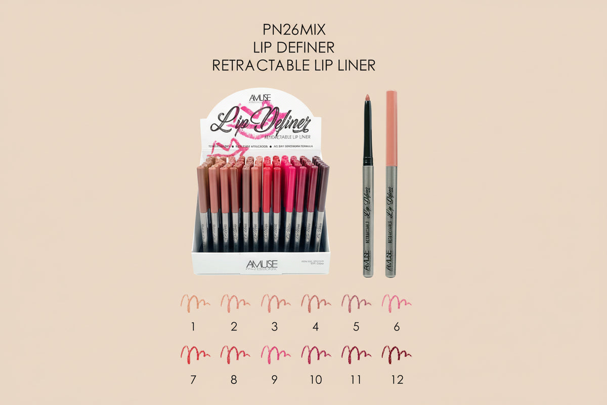 AMUSE - DELINEADOR DE LABIOS RECTABLE LIP DEFINER DISPLAY 72UNDS ...